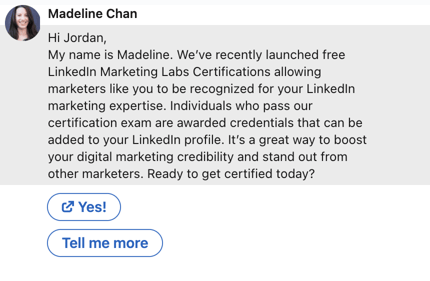 LinkedIn Ad Types with Example Ads - CommonMind
