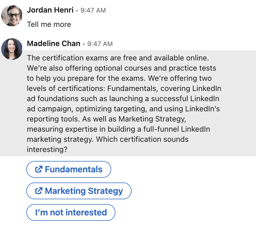 LinkedIn Ad Types with Example Ads - CommonMind