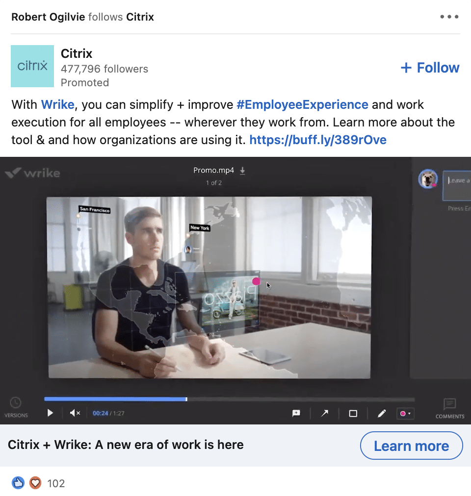 LinkedIn Ad Types with Example Ads - CommonMind