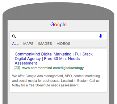 Guide To Google Ads Extensions | CommonMind Blog